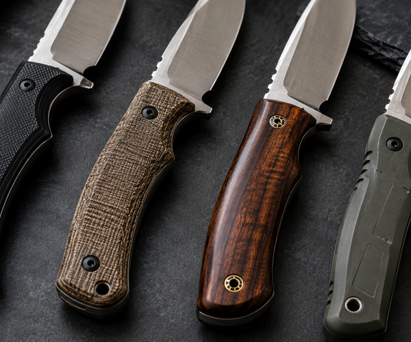 Knife Handle Materials Explained: G10, Micarta, Wood and More | Outback ...